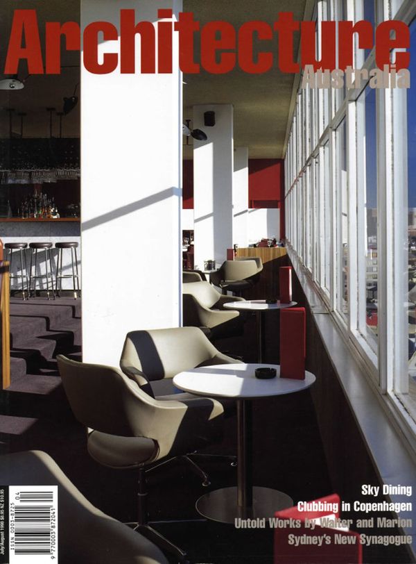 Architecture Australia - July 1998 | ArchitectureAU