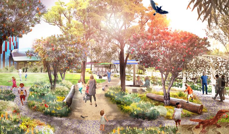 Kids' hospital park inspired by 'healing energy of Country ...