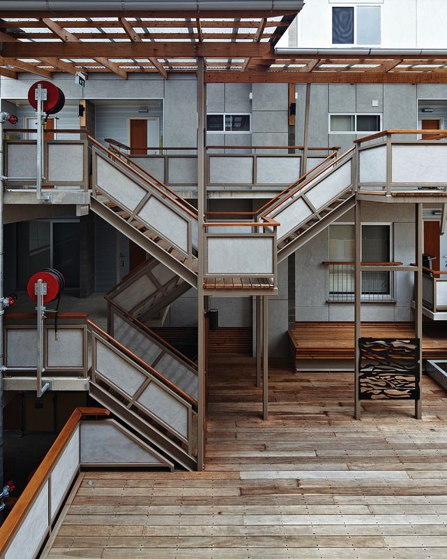 Whitmore Square affordable eco-housing by Troppo Architects ...