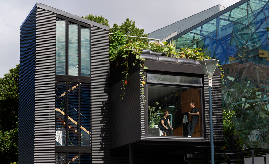 Zero-waste, self-sustaining house installation opens at Fed Square ...