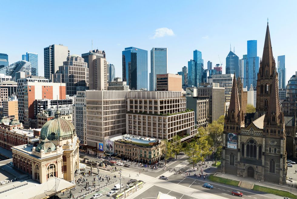 Office building above Melbourne’s Town Hall Station approved ...