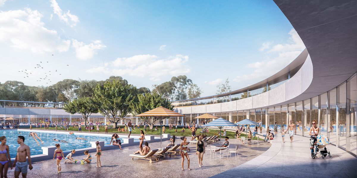 New vision of Parramatta aquatic centre revealed | ArchitectureAu