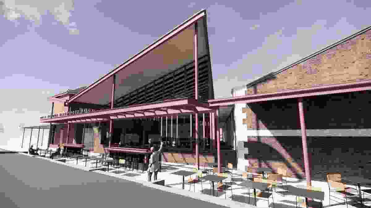 New food hall for Melbourne’s Queen Victoria Market | ArchitectureAu