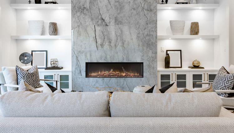 Ambe Linear, Square and Multi frameless electric fireplaces by Escea ...