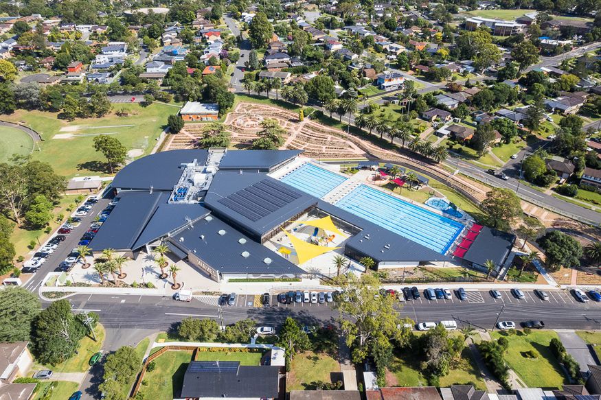 Kingspan panels make curved roof design possible for aquatic centre ...
