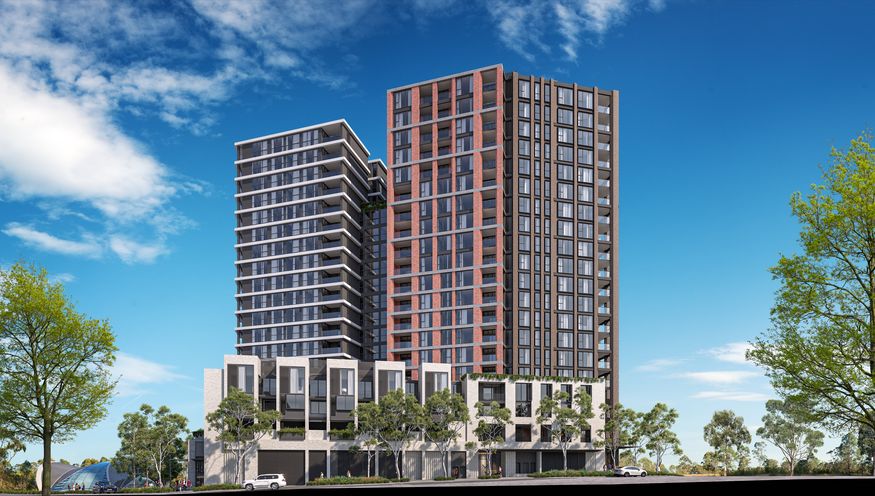 Four towers proposed at Castle Hill | ArchitectureAu