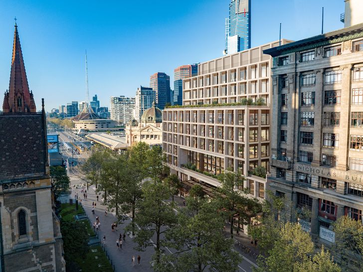 Office building above Melbourne’s Town Hall Station approved ...