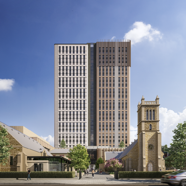 Adelaide student living tower approved on historic site | ArchitectureAu