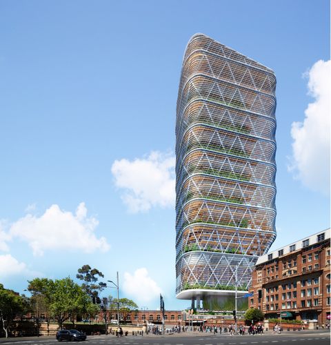 World’s tallest hybrid timber tower approved | ArchitectureAu