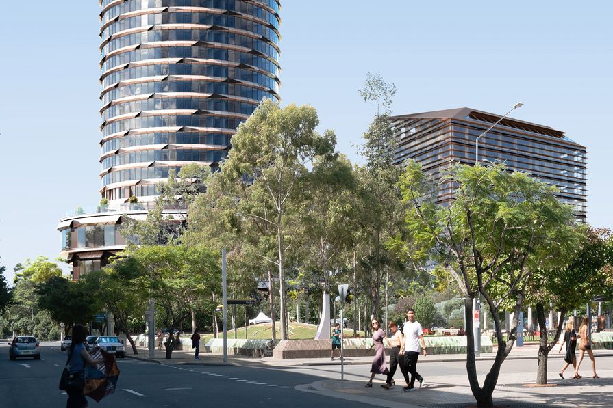 45-storey tower proposed as part of Sydney Olympic Park development ...