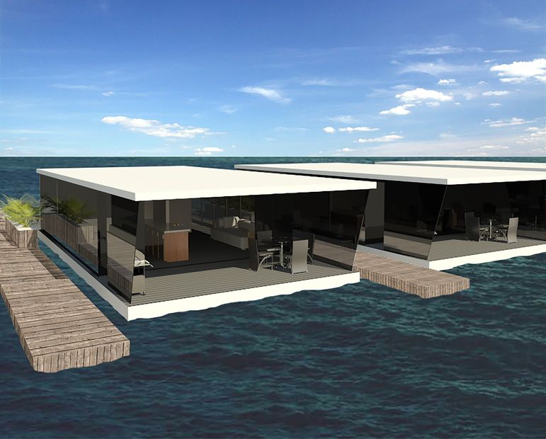 Student designs floating 'apartments' | ArchitectureAu