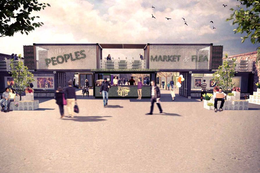 Melbourne pop-up market | ArchitectureAU