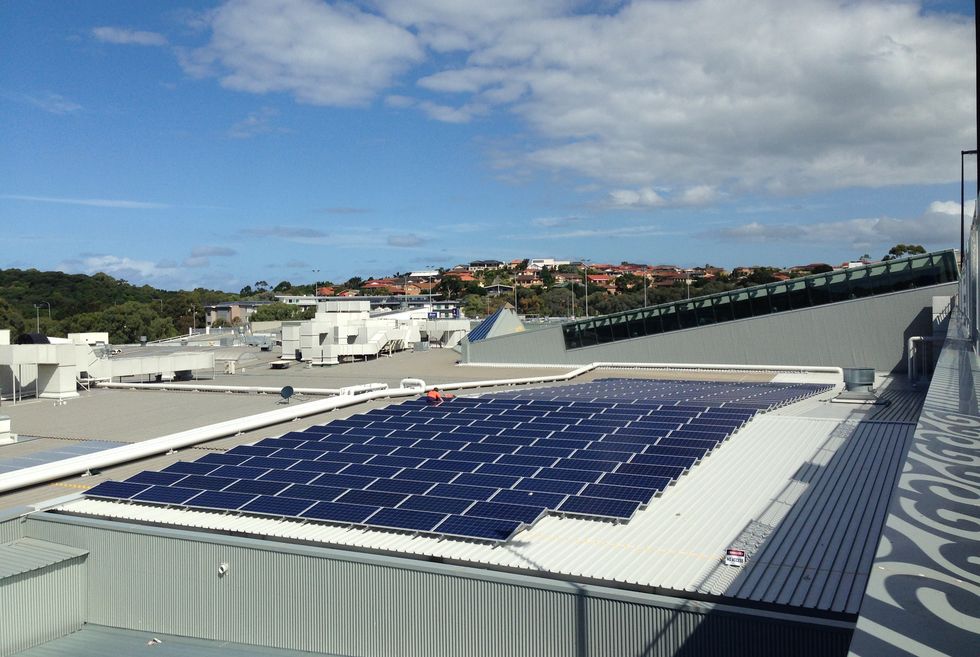 Mall home to largest solar roof project | ArchitectureAu