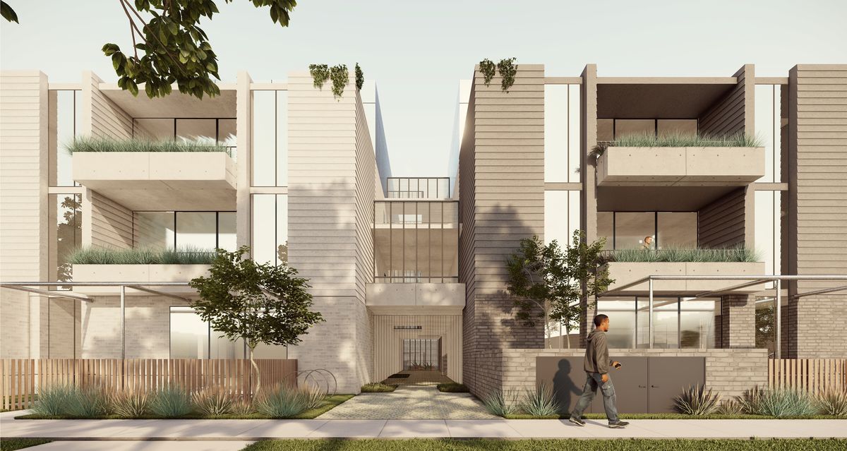 JCB-designed social housing complex approved | ArchitectureAu