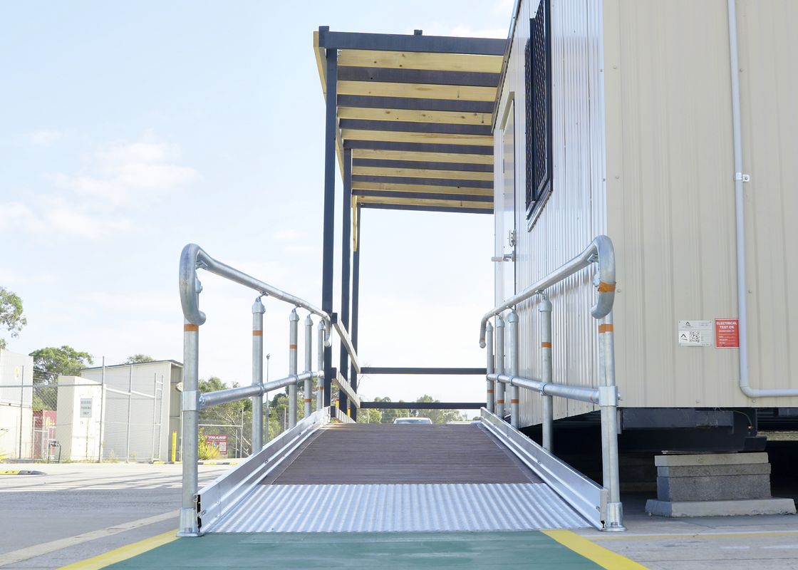 A turnkey modular access ramp for Ausco Modular | ArchitectureAu