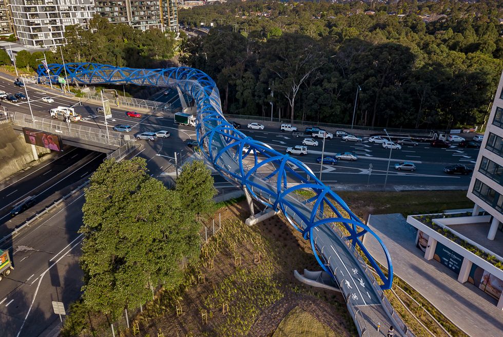Webnet mesh safety barriers by Tensile | ArchitectureAu