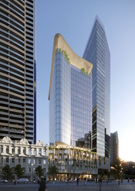 ‘Sculpted’ Brisbane tower to be created from 70s shell | ArchitectureAu