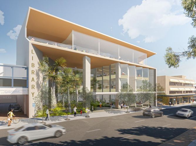 Lahznimmo's Central Coast public library approved | ArchitectureAu