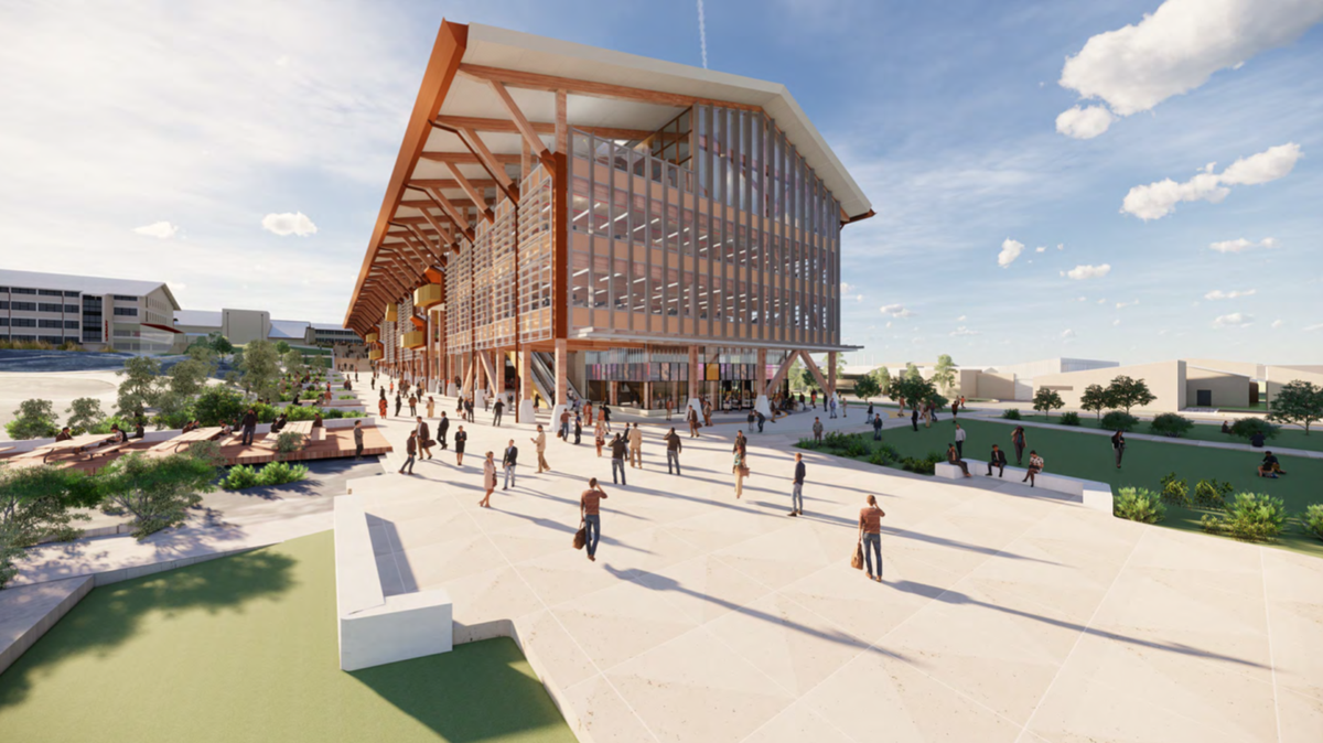 Robotic technology pilot underway on timber building for Perth ...