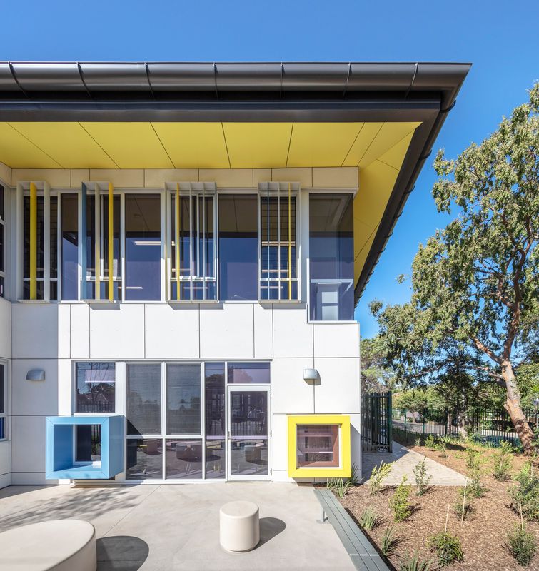 PTW Architects’ colourful Penrith Public School completed | ArchitectureAu