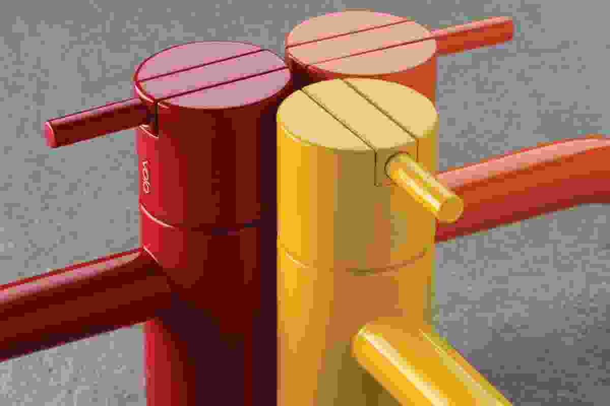 HV1 single-handle fixed-spout mixers by Vola | ArchitectureAu