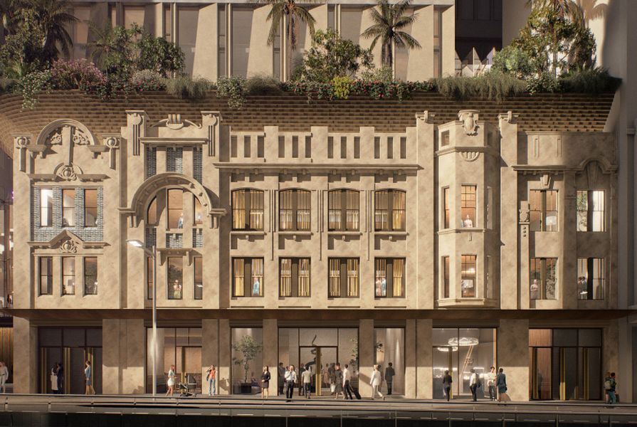 A 60-storey hotel designed by Kerry Hill Architects proposed for Sydney ...