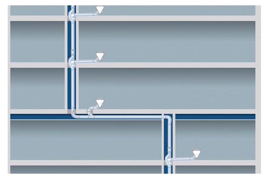 Saving space with Geberit’s svelte Supertube drainage system ...