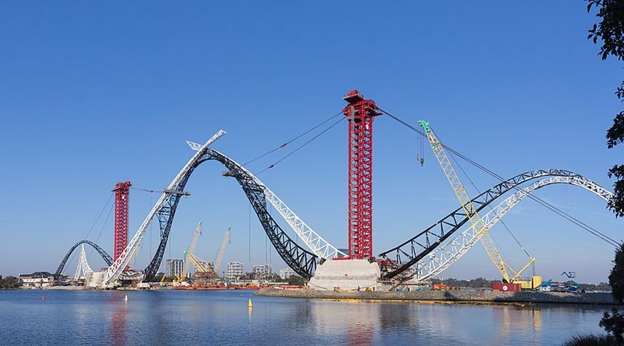 First walk completed across Perth’s Matagarup Bridge | ArchitectureAu