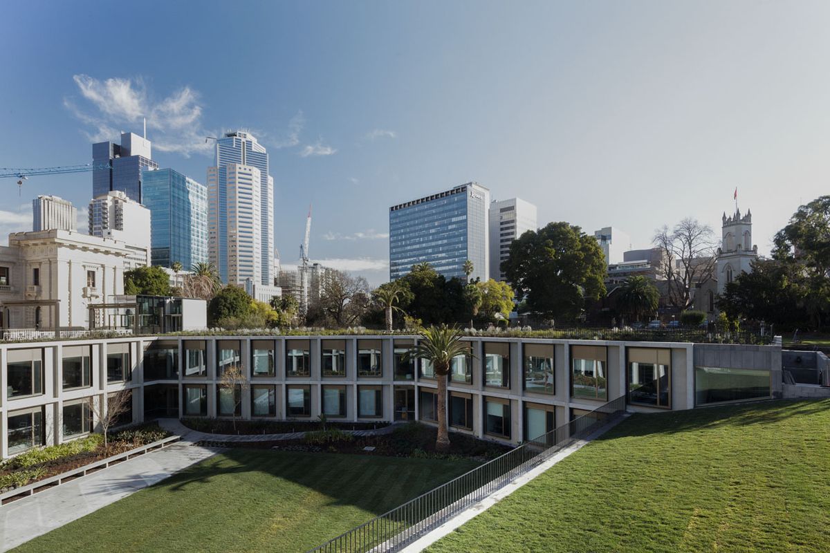New Victorian parliament offices embraced by landscape | ArchitectureAu