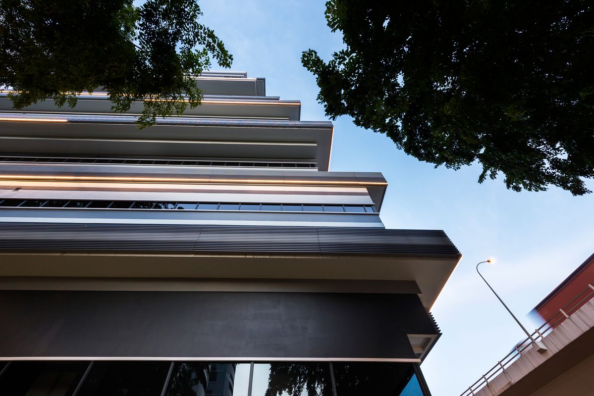 Stripe a pose: Ministry of Design's 100PP office building | ArchitectureAu