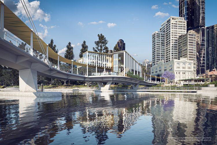 Design team appointed for Kangaroo Point bridge | ArchitectureAu