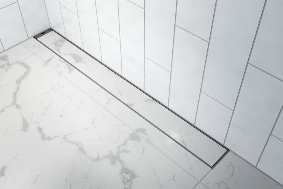 Shower channels and grates from Veitch Stainless Steel | ArchitectureAu
