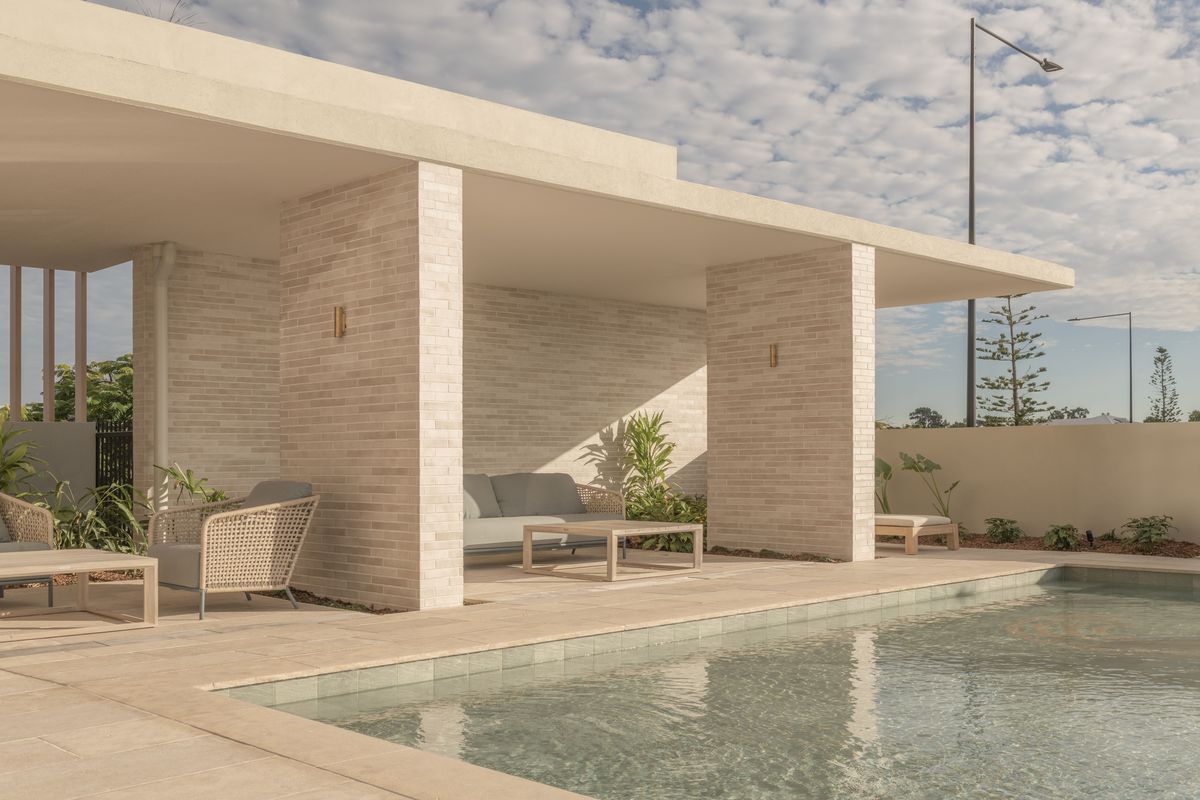 Long-format brick slips from Klay Tiles and Facades | ArchitectureAu