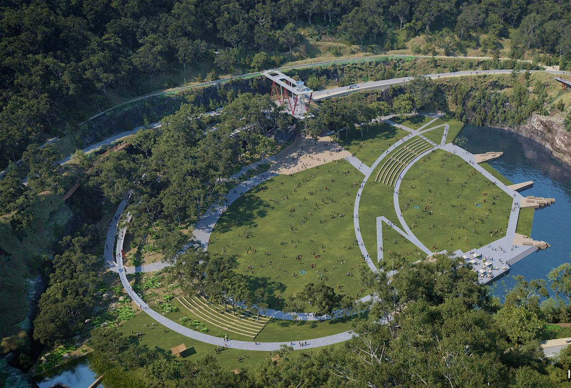 Plans for dramatic quarry park unveiled | Landscape Australia