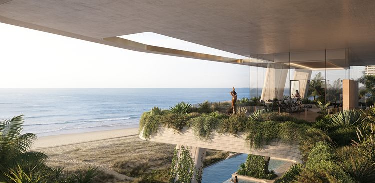 Beachfront tower responds to the ‘ripples and recesses’ of the tide ...