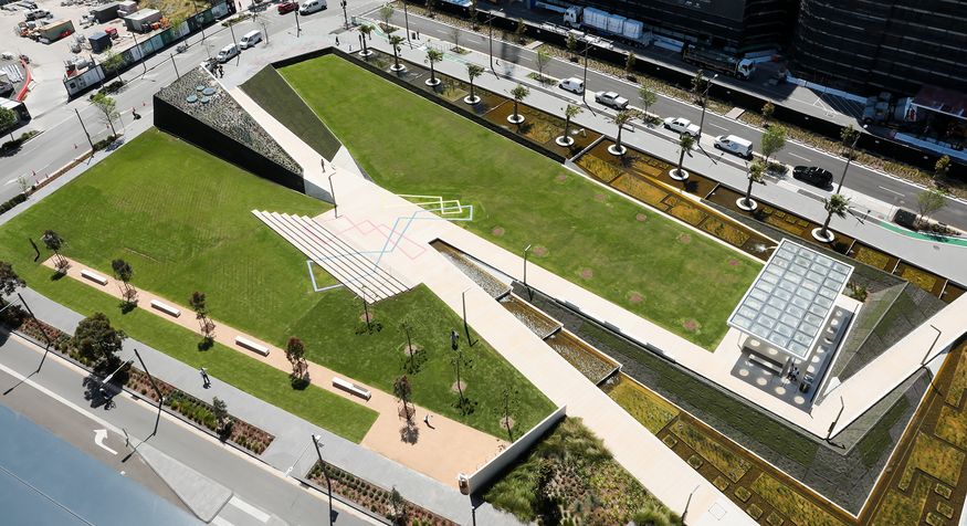 Wetland park opens at Green Square | Landscape Australia