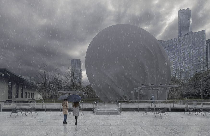 Giant balloon wins 2023 NGV Architecture Commission | ArchitectureAu