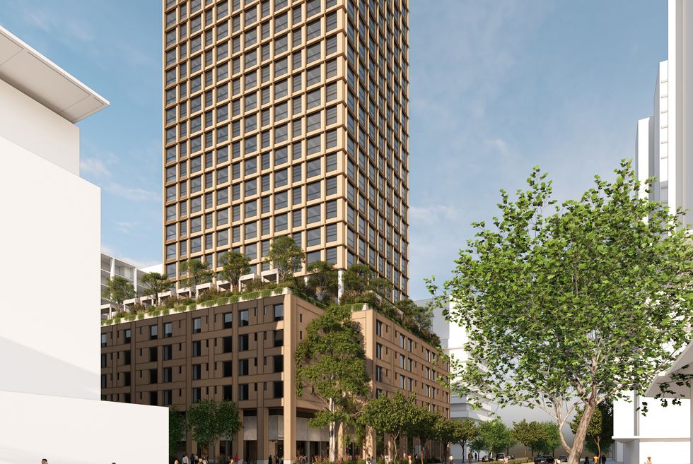 Hybrid timber tower approved for development in Perth | ArchitectureAu