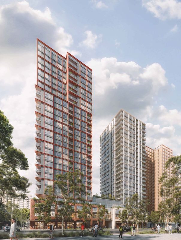 Over-station development at Waterloo Metro on exhibition with major ...